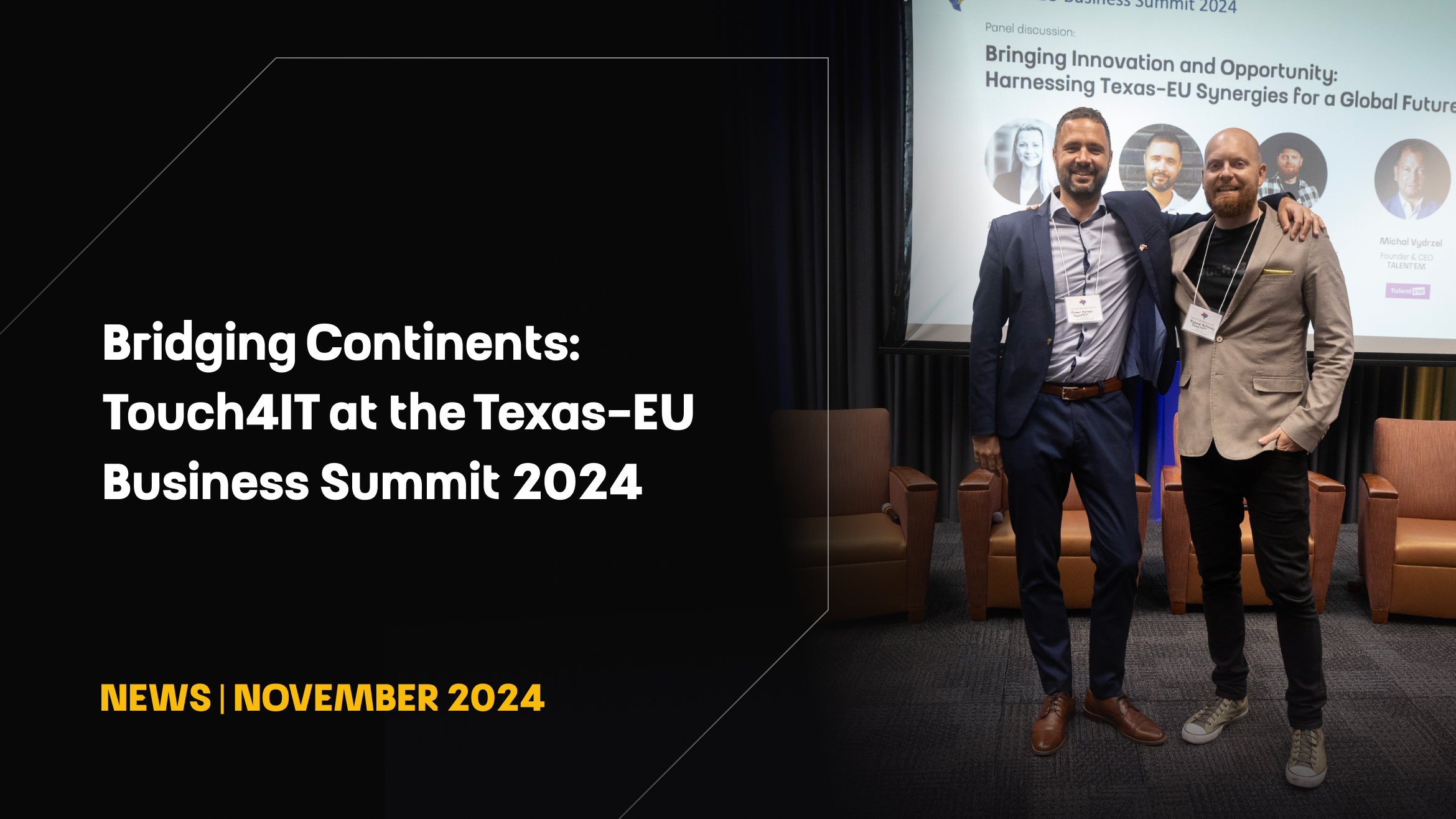Bridging Continents: Touch4IT at the Texas-EU Business Summit 2024 ...